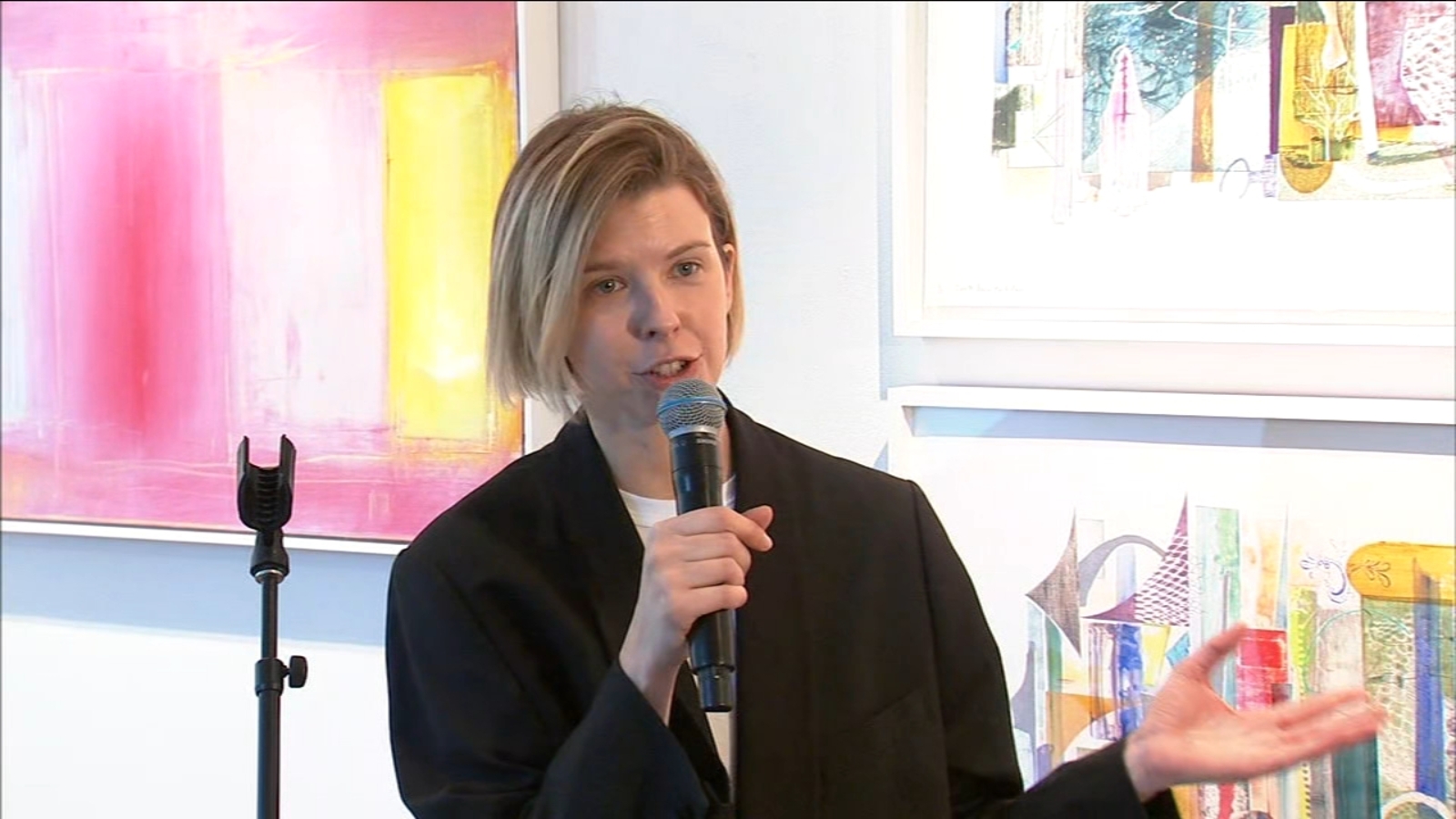 Art curator Maria Lanko who escaped Ukraine is now raising money with ...