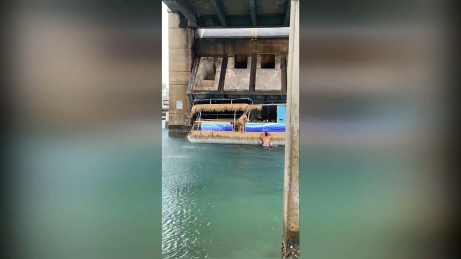 Florida drawbridge crushes boat; video shows boaters jumping to safety ...