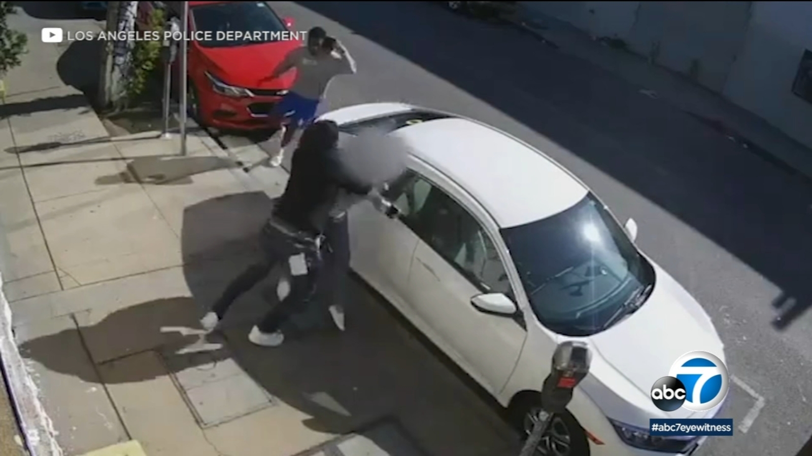 Los Angeles Police Arrest 1 Of 4 Suspects Who Targeted A Man In A