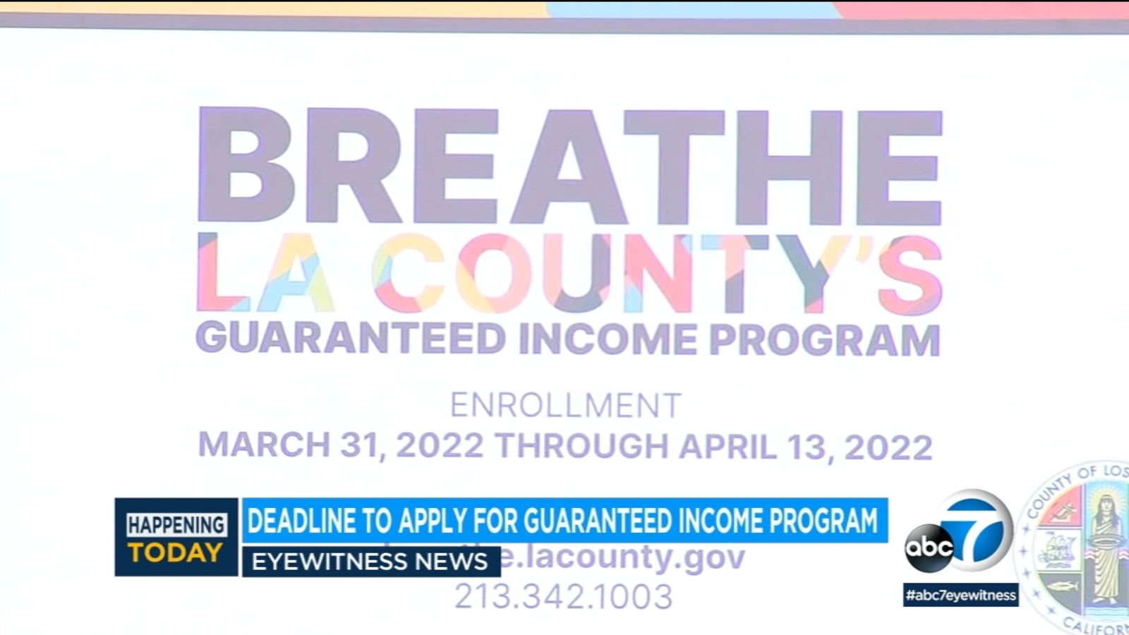 LA County guaranteed income program application deadline arrives - some ...