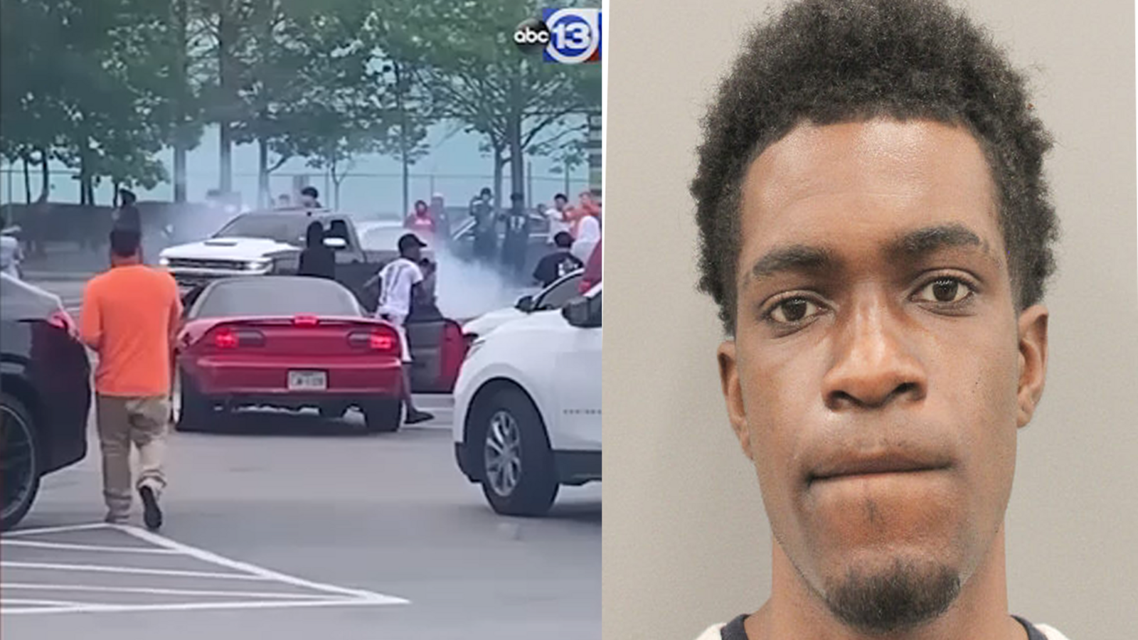 Exclusive video shows illegal street takeover moments before suspect ...