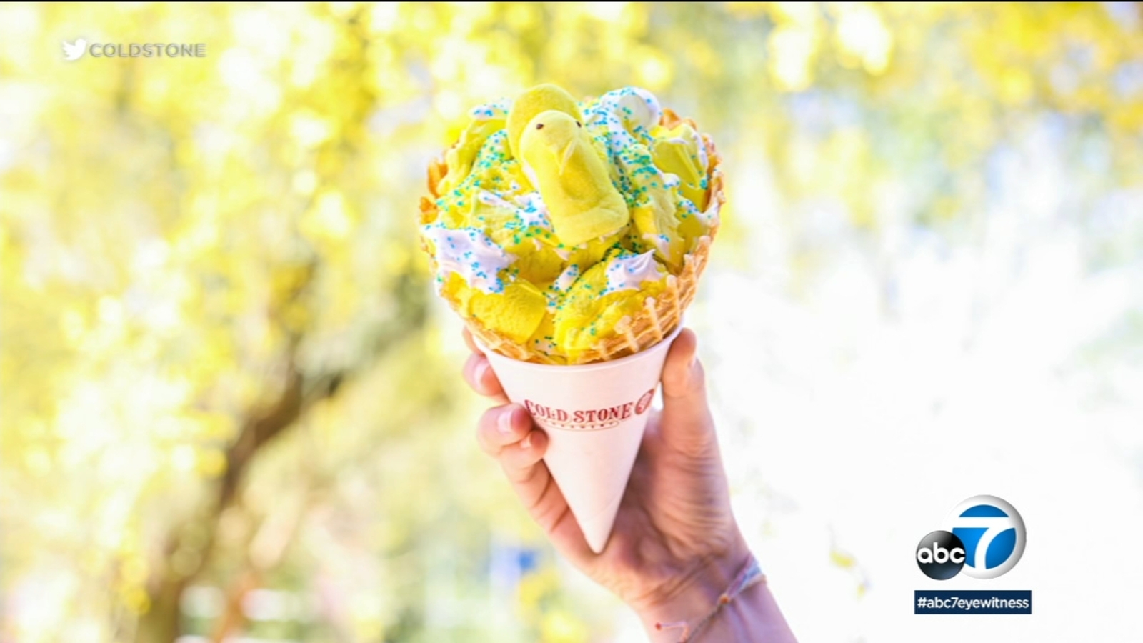 Peeps-flavored ice cream, chilly twist on the classic chick-shaped ...