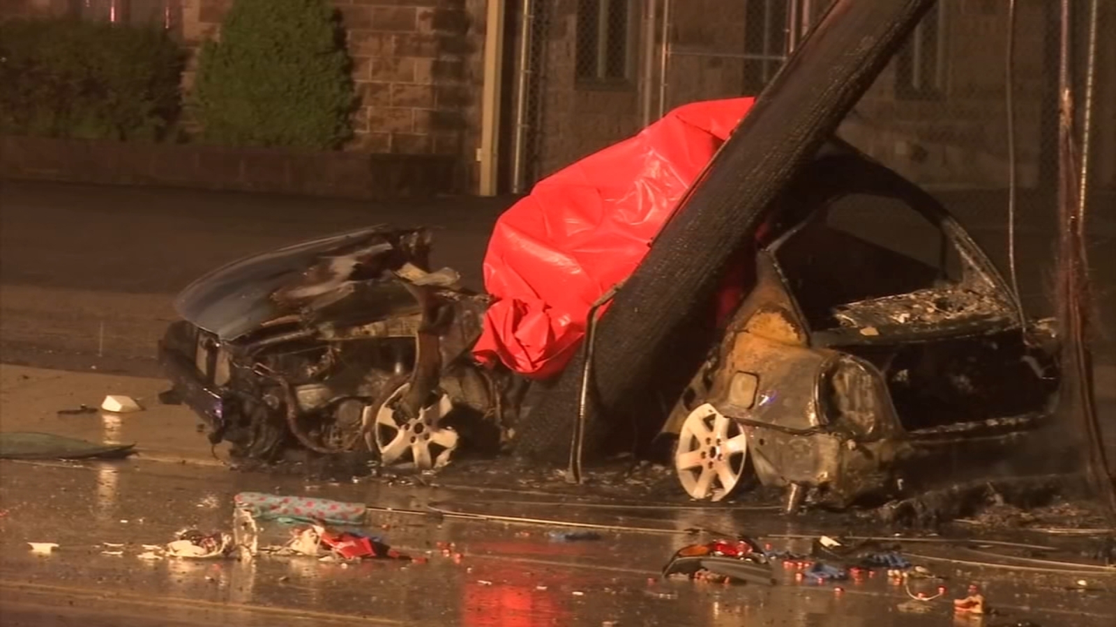 Delaware County, Pa. Crash: Driver killed in fiery collision in Chester ...