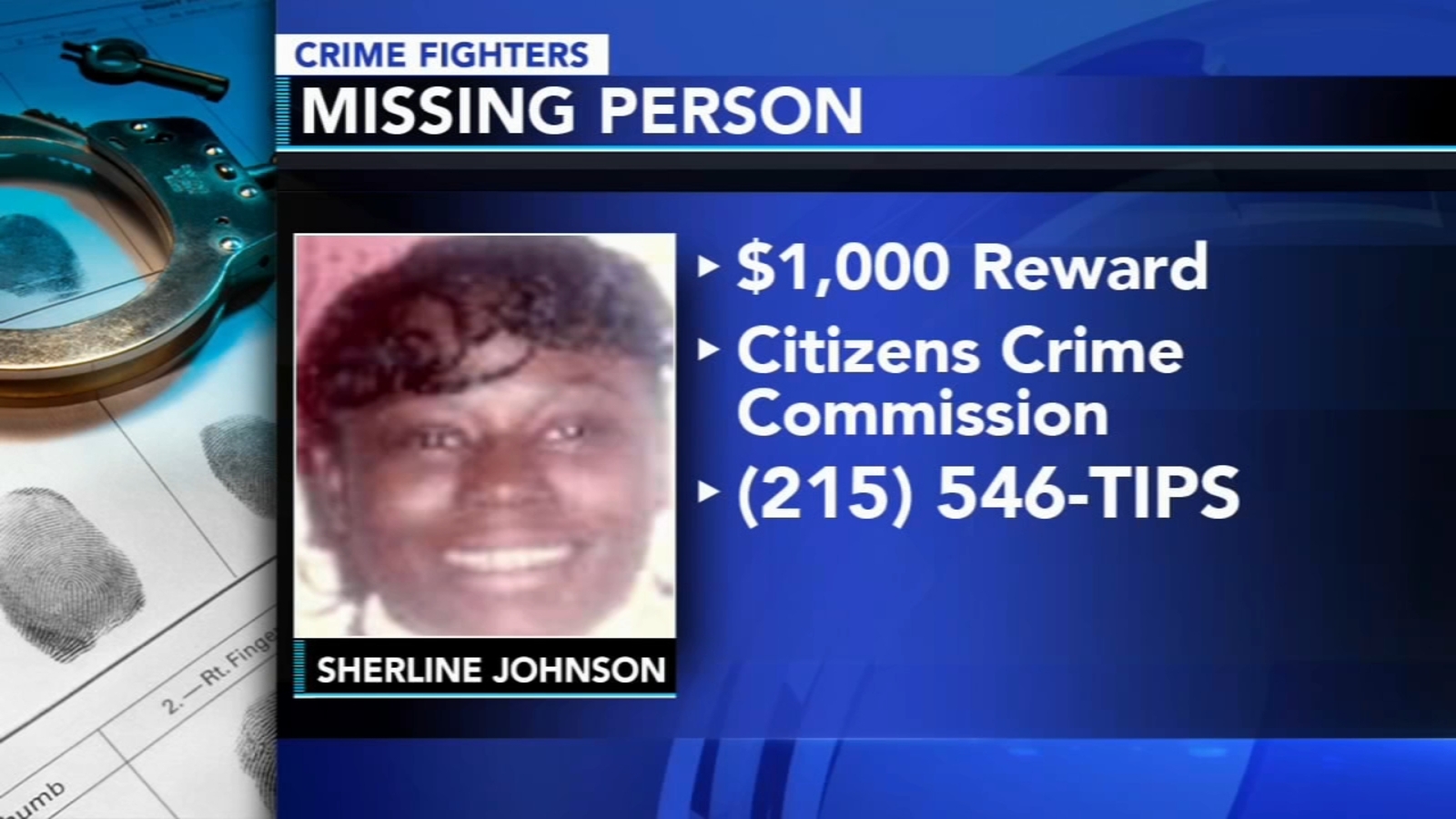 Crime Fighters: Where is Sherline Johnson? - 6abc Philadelphia
