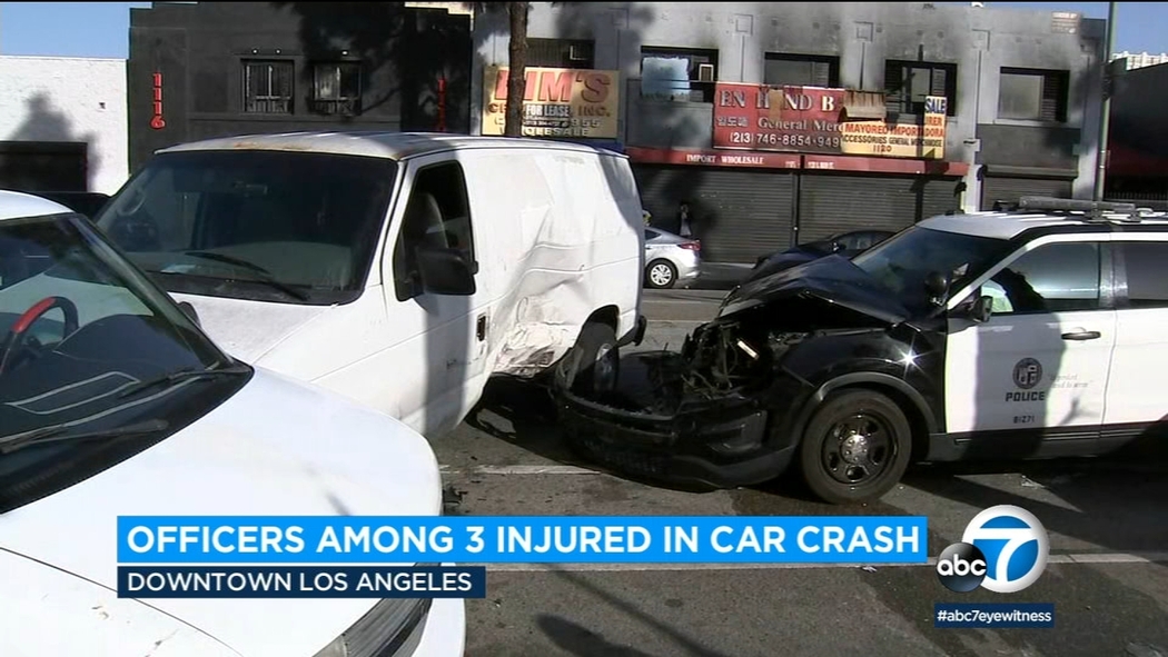 Lapd Car Crash Around 2 Am, A #LAPD Pacific Division Sergeant Was In