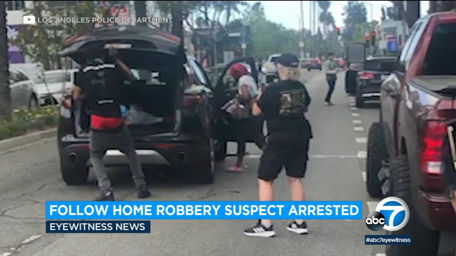 Lapd Arrests Suspect In Attempted Armed Robbery At Hollywood