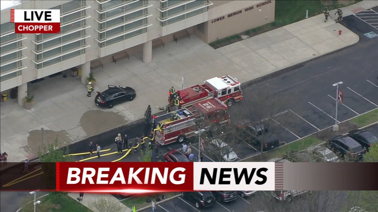 Crews respond to smoke at Lower Merion High School in Montgomery County ...