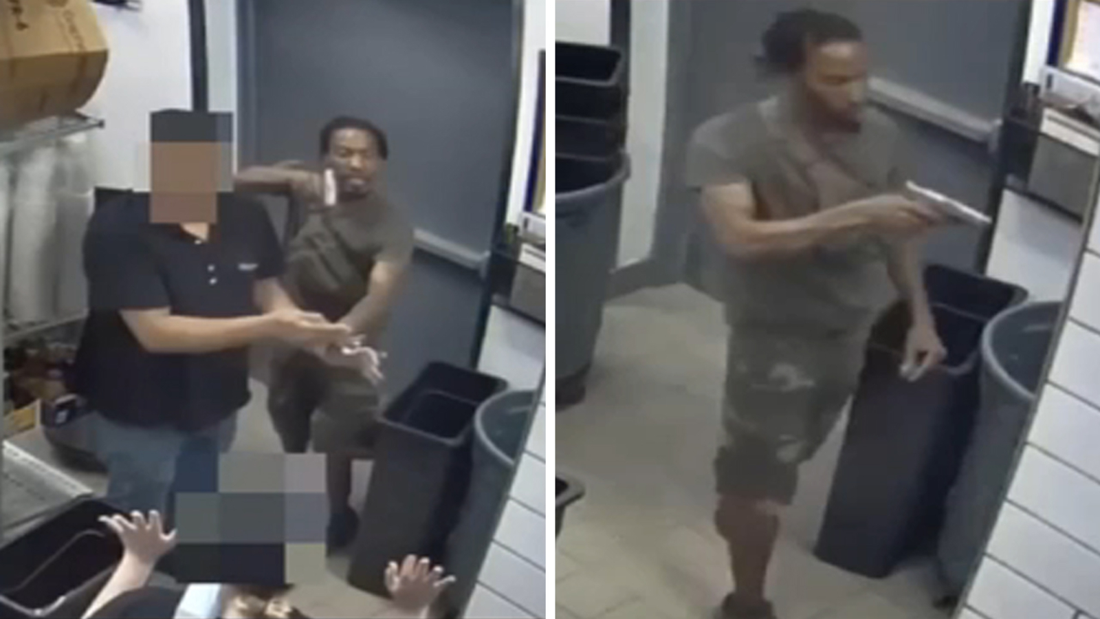 Houston crime: Man caught on video robbing fast food restaurant ...