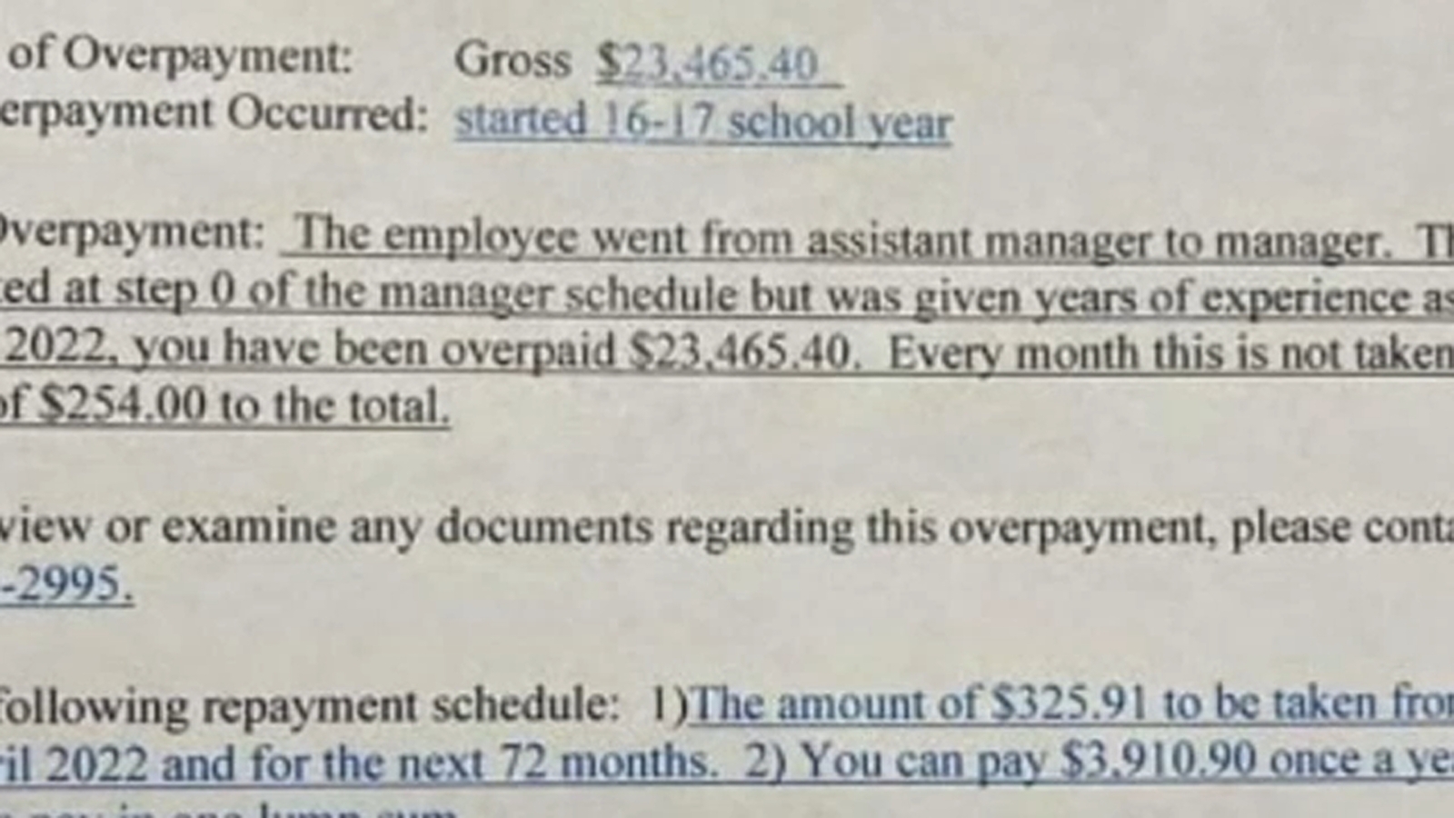 Alabama school workers told they owe $23k after mistakenly being ...