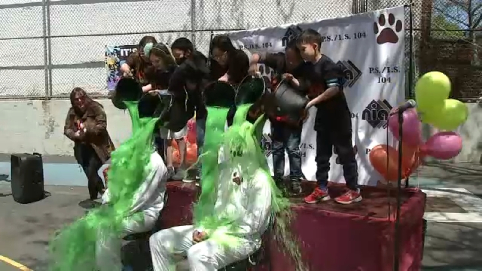 Brooklyn read-a-thon top earners slime P.S./I.S. 104 Principal Suzanne ...