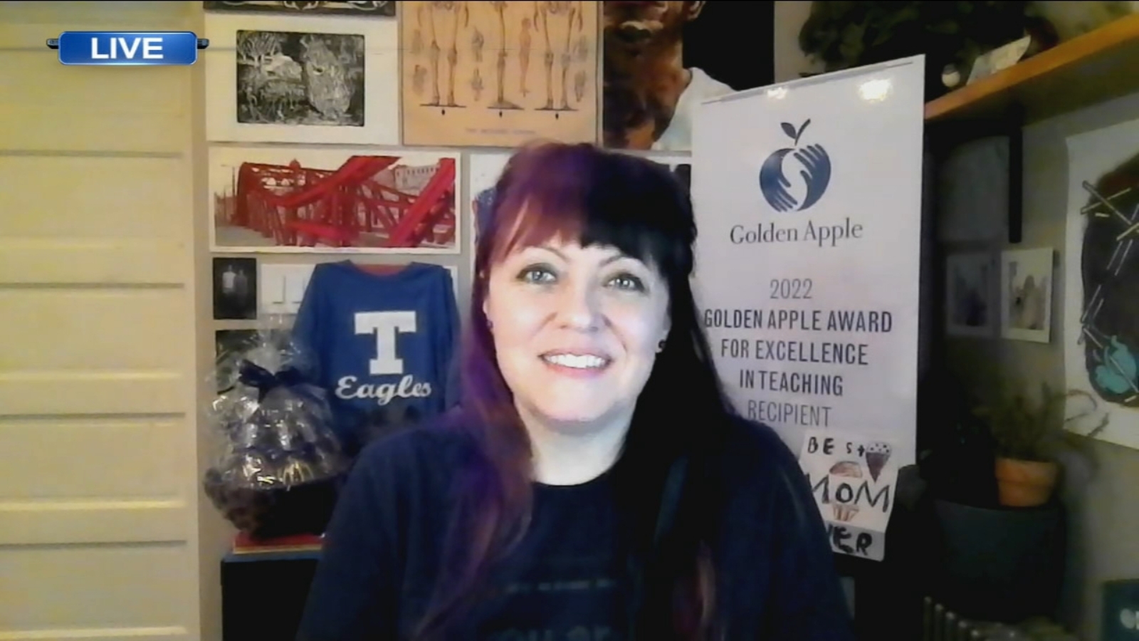 Chicago's William Howard Taft High School art teacher Jennifer Trejo ...