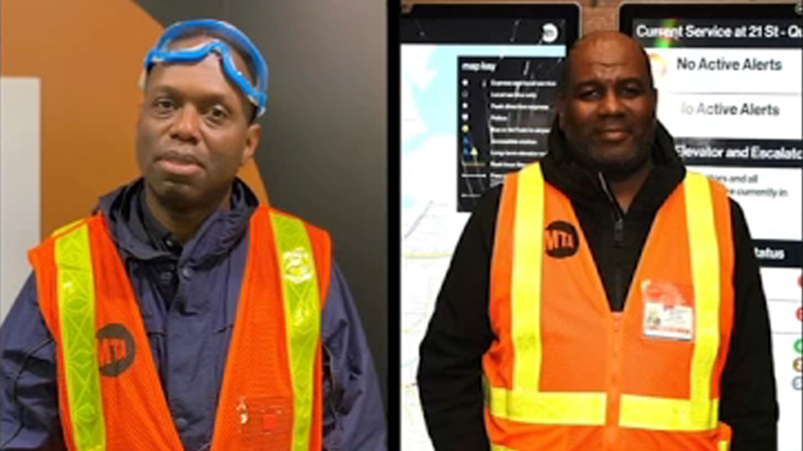 MTA Heroes Gary Mullings and Ophadell Williams helped evacuate ...