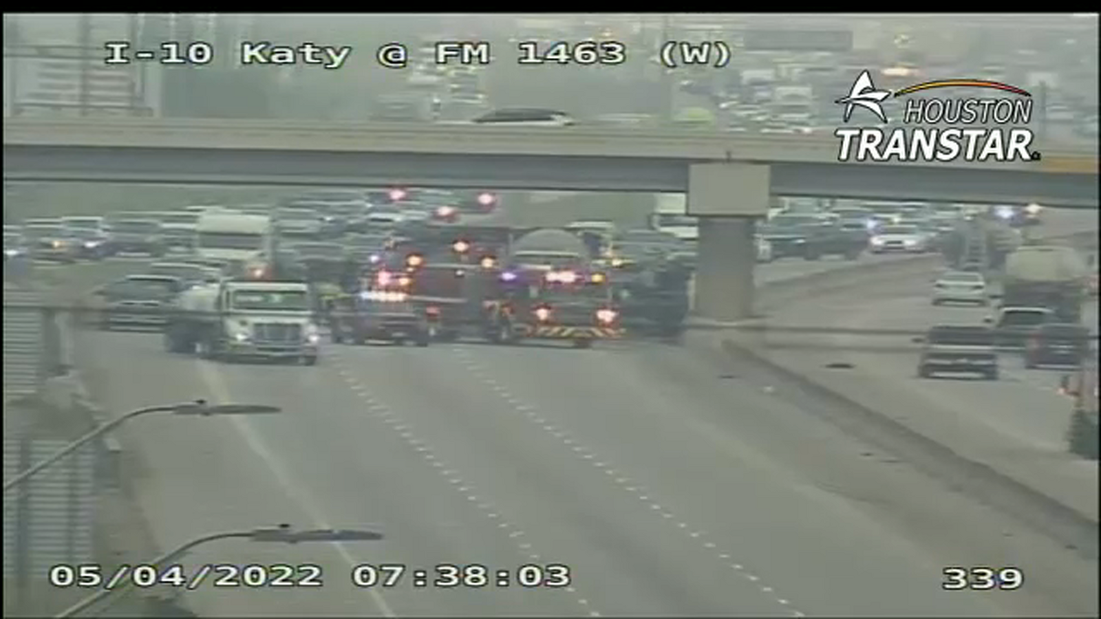 Houston traffic: Cement spill caused by overturned truck causes major ...