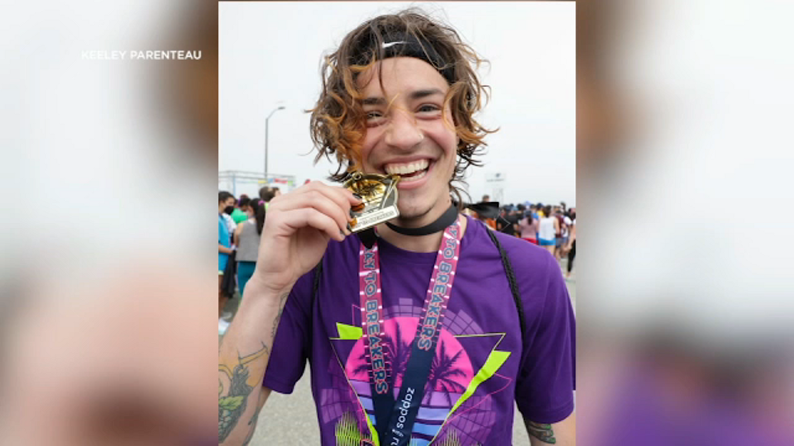 1st non-binary San Francisco Bay to Breakers 2022 winner Cal Calamia ...