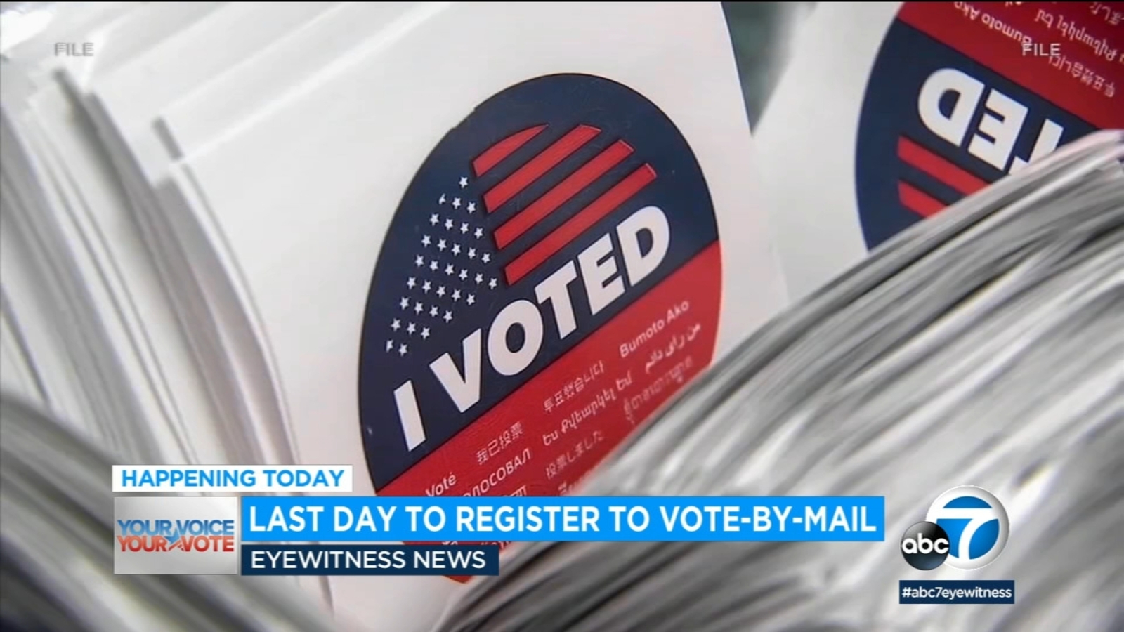 June 7 primary election: Deadline arrives for LA County voters to ...