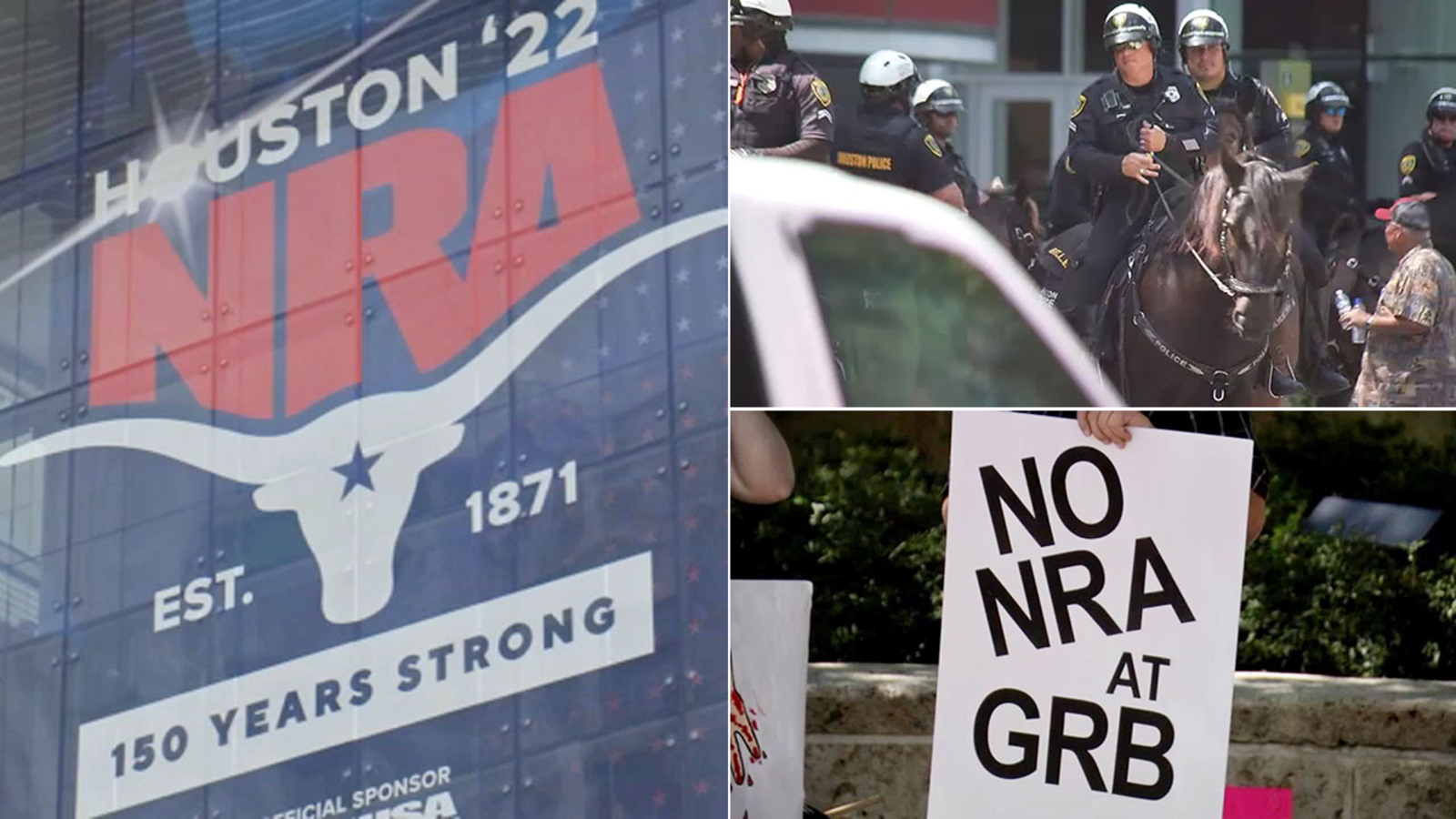 NRA convention in Texas: Gov. Abbott, Lt. Gov. Dan Patrick pull out ...