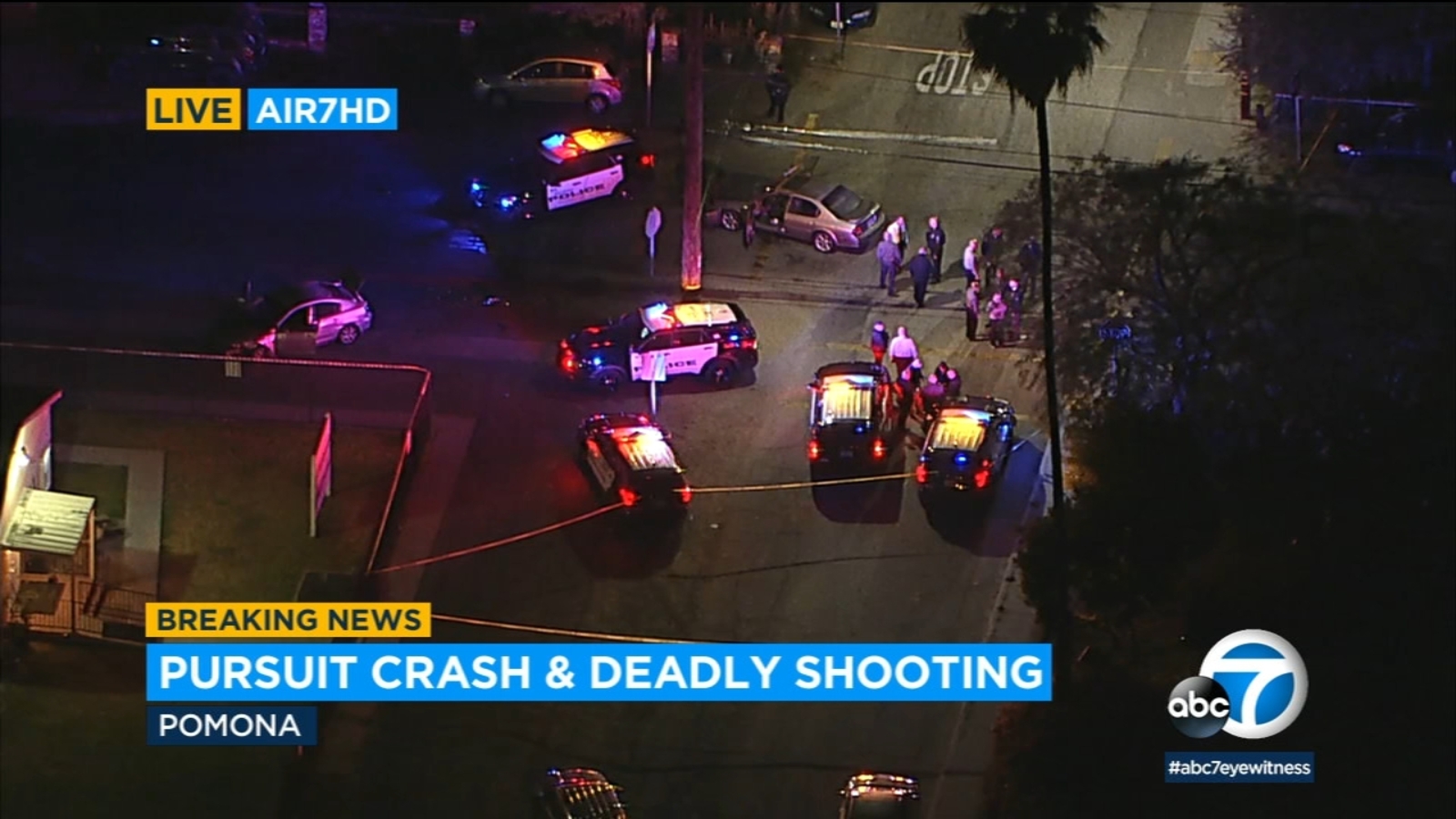 Suspect shot, killed by Ontario police after chase ends in crash - ABC7 ...