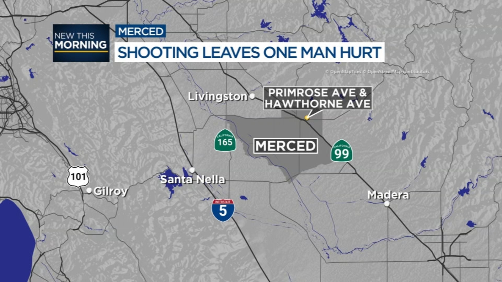 1 critically injured in Merced shooting, police investigating - ABC30 ...