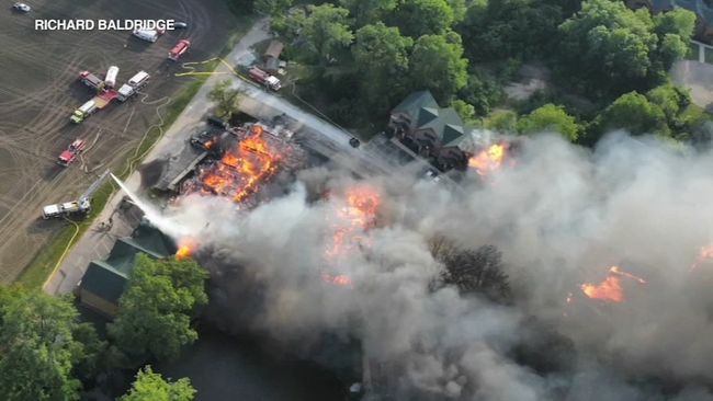 Grand Bear Resort fire destroys 7 cabin buildings near lodge at Starved ...