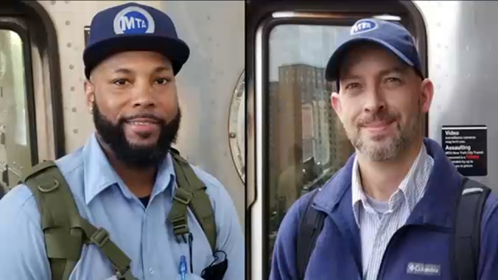 2 MTA Heroes reunite father and young son separated on subway - ABC7 ...