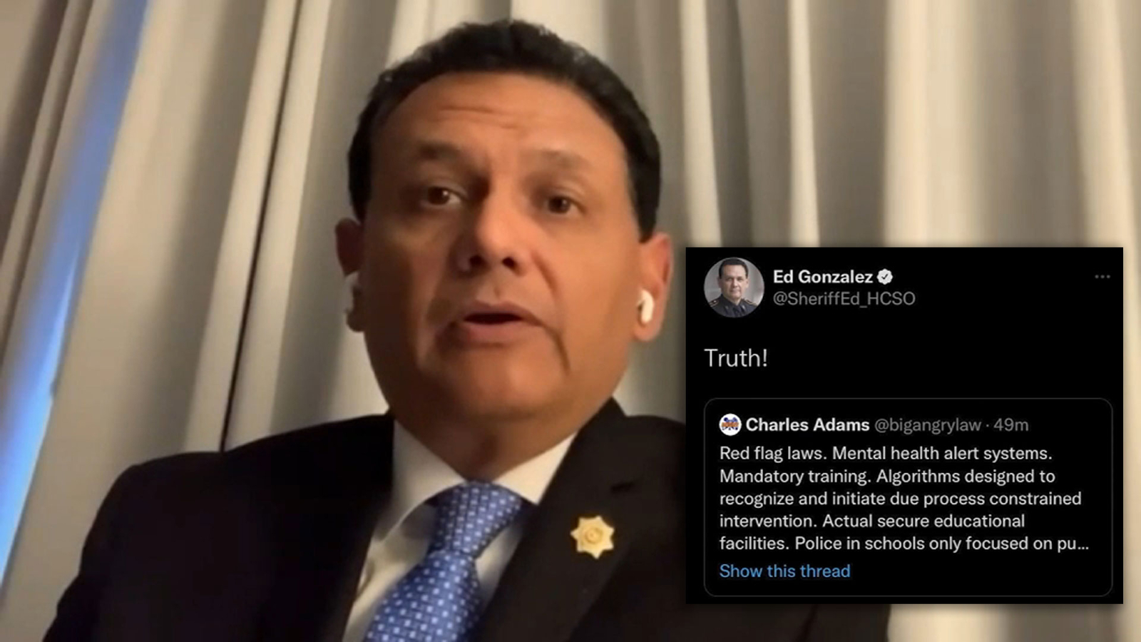 Sheriff Ed Gonzalez uses Twitter for active dialogue on spurring change ...