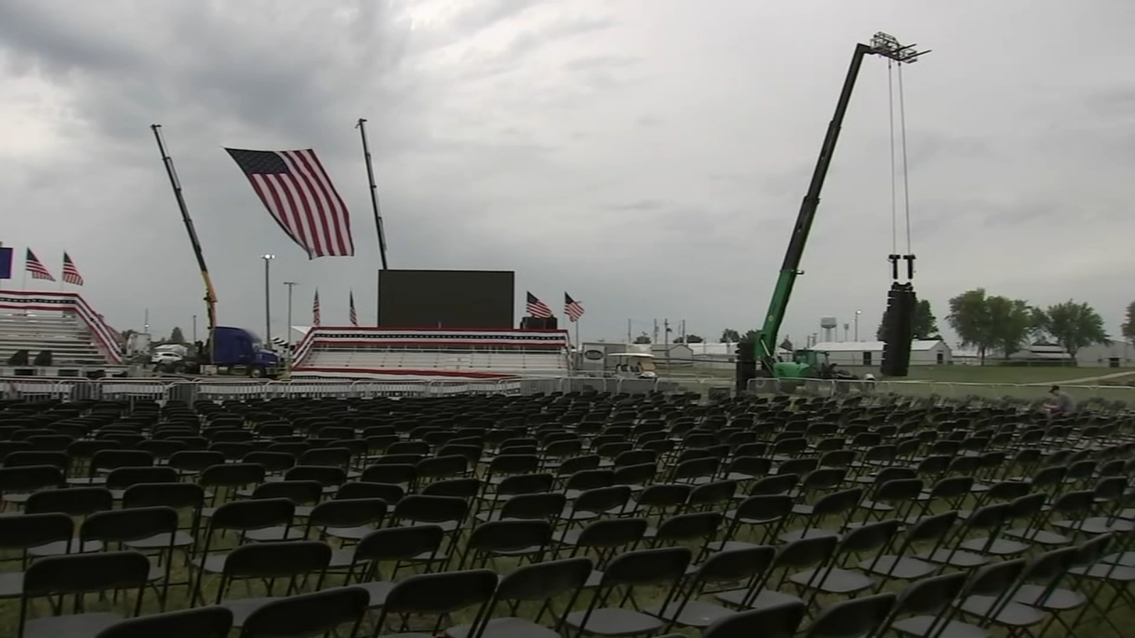 Illinois GOP candidates hopeful former President Donald Trump rally in ...