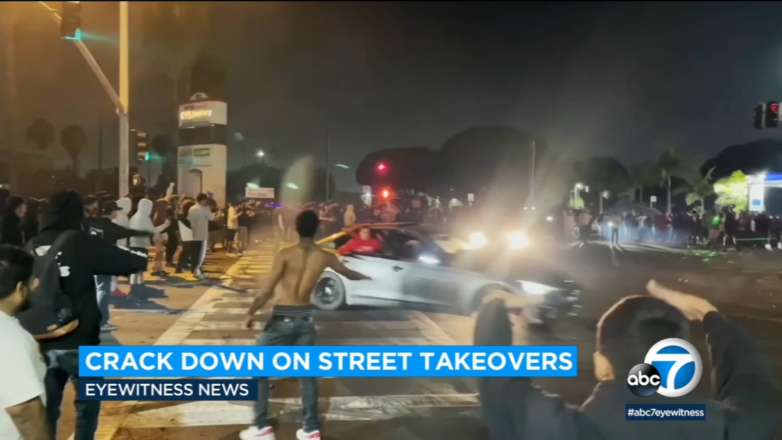 Street racing takeovers keep LAPD officers busy, residents irritated ...