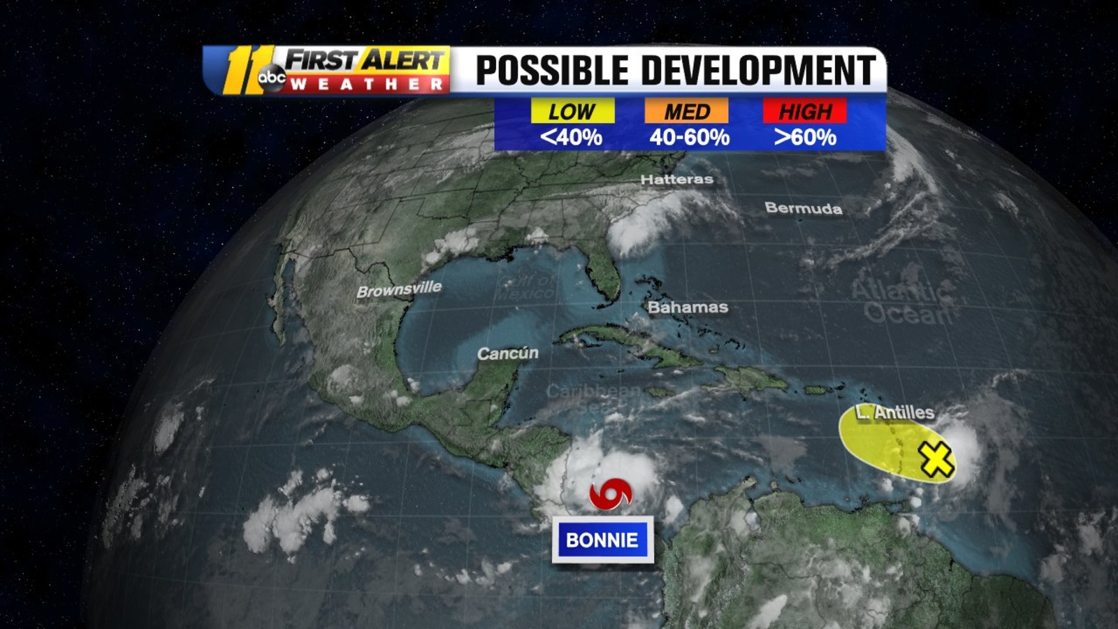 National Hurricane Center: Tropical Storm Bonnie forms in Caribbean Sea ...