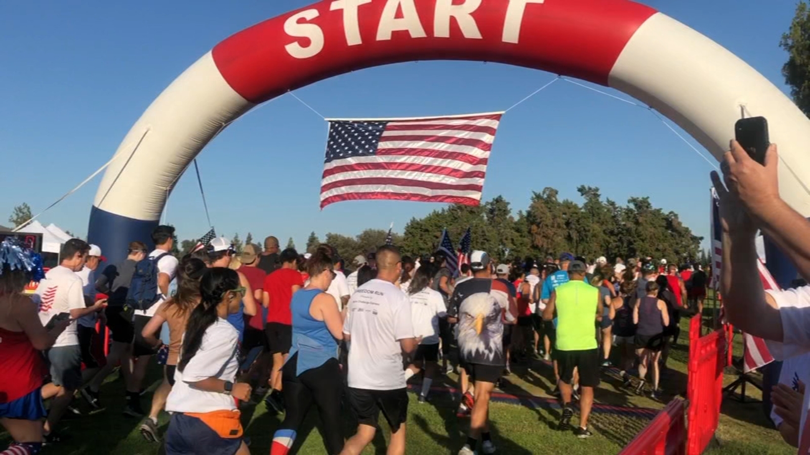 20th annual Freedom Run held at Woodward Park - ABC30 Fresno