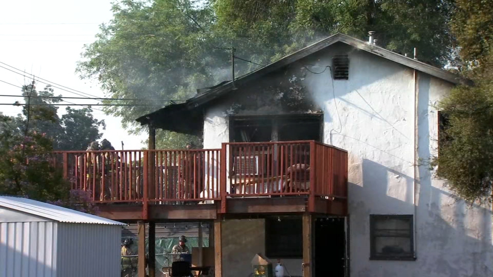 Fire damages central Fresno home, leaves 3 people without a place to live - ABC30 Fresno