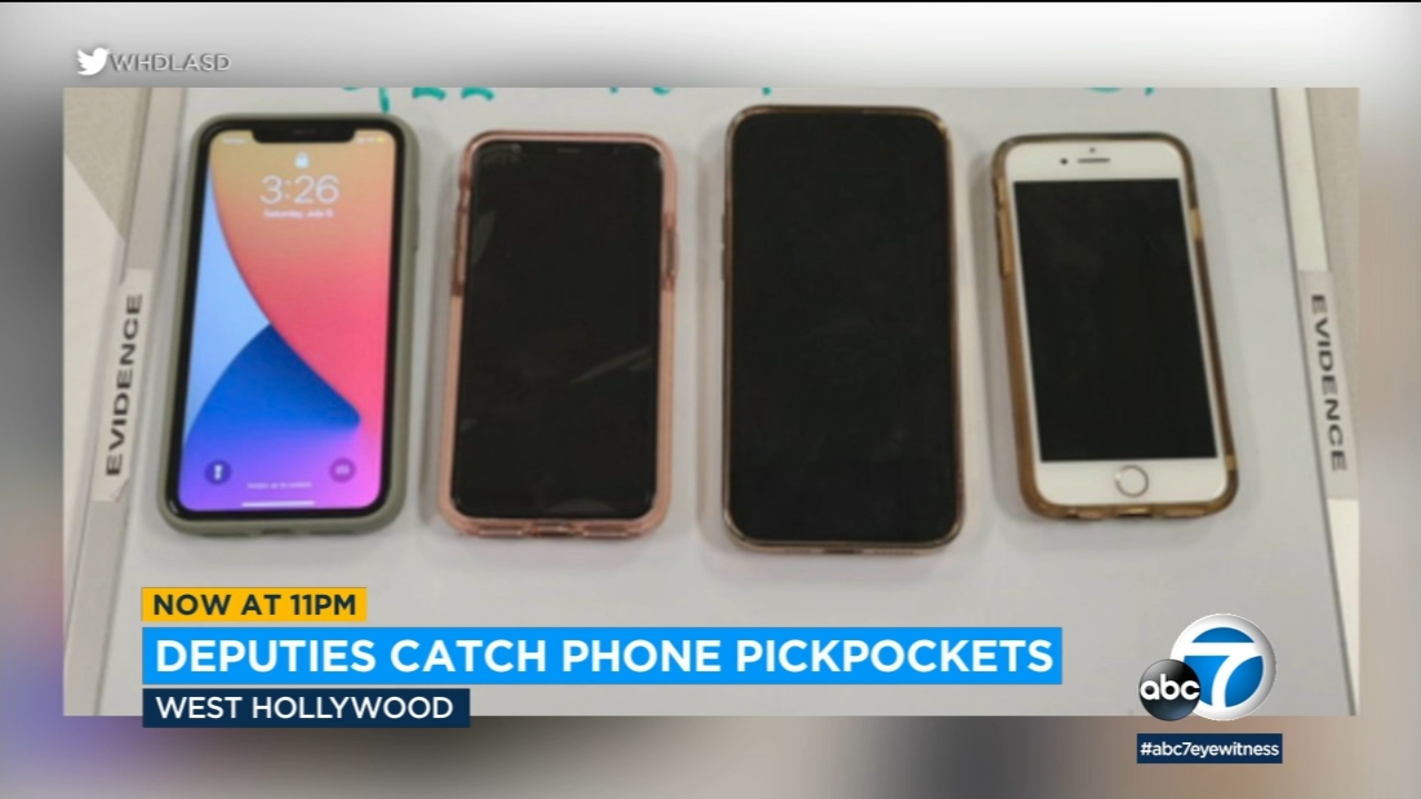 2 suspected pickpockets arrested in West Hollywood, 17 cellphones ...