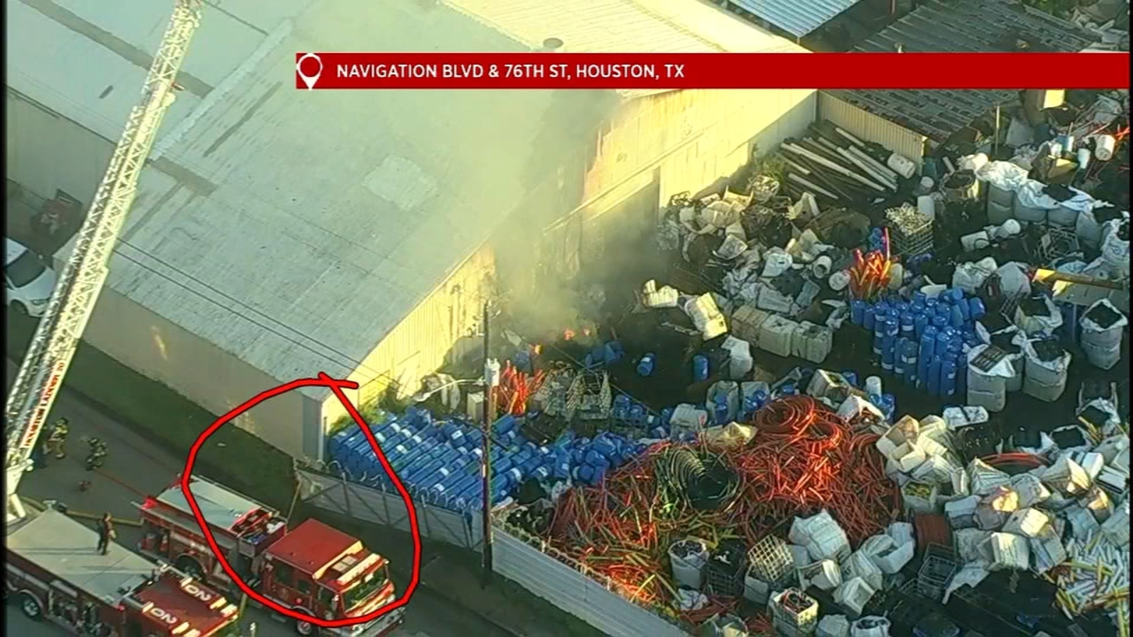 Building fire on Navigation and 76th Street under investigation ...