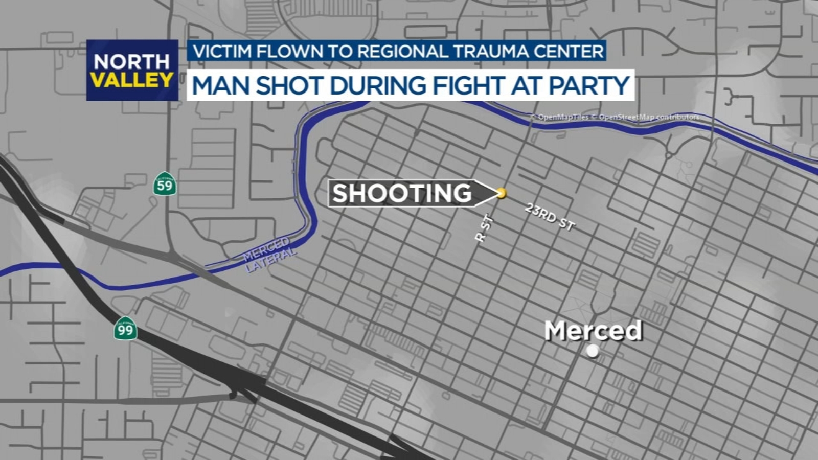 Man in critical condition after shooting at party in Merced - ABC30 Fresno