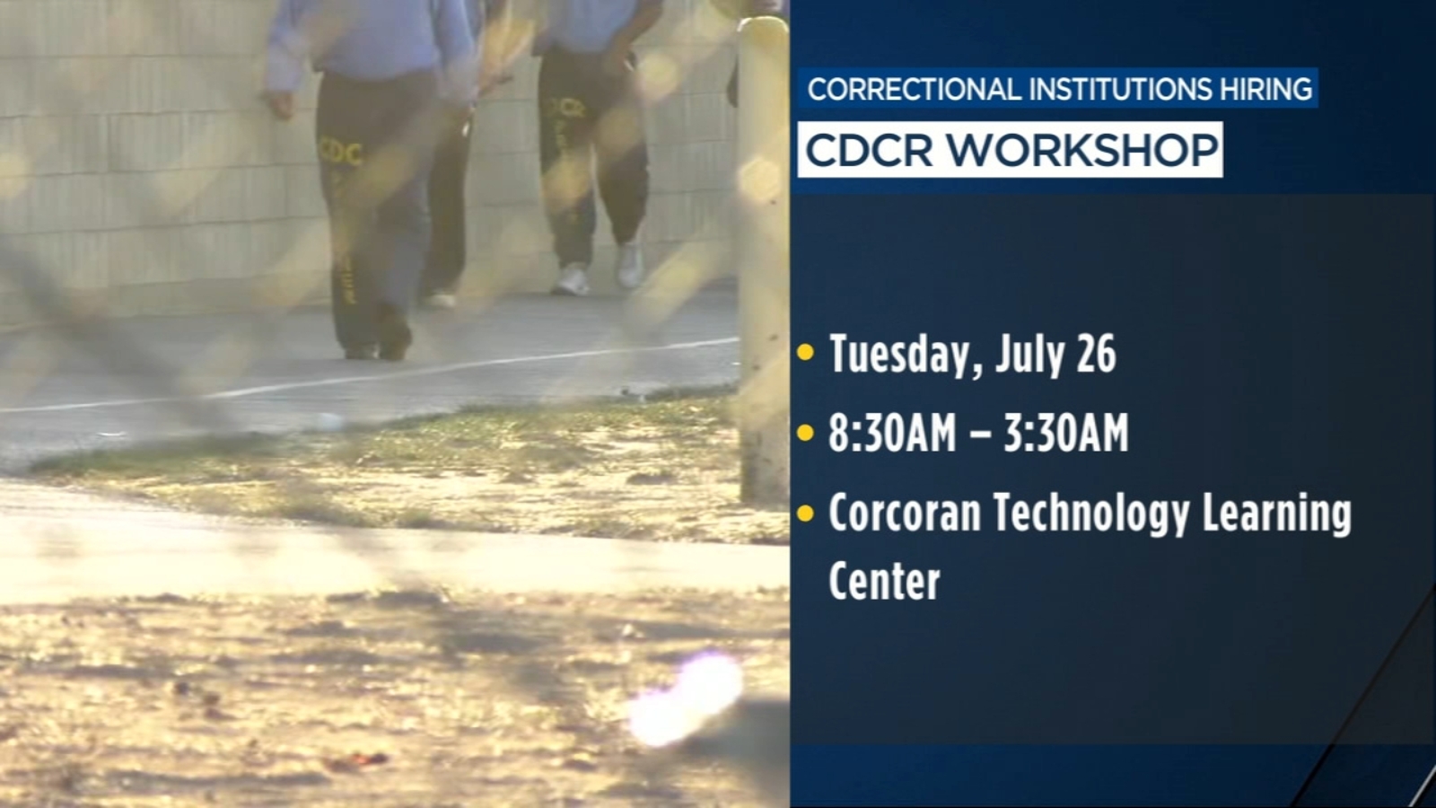 California Department of Corrections and Rehabilitation holding hiring ...