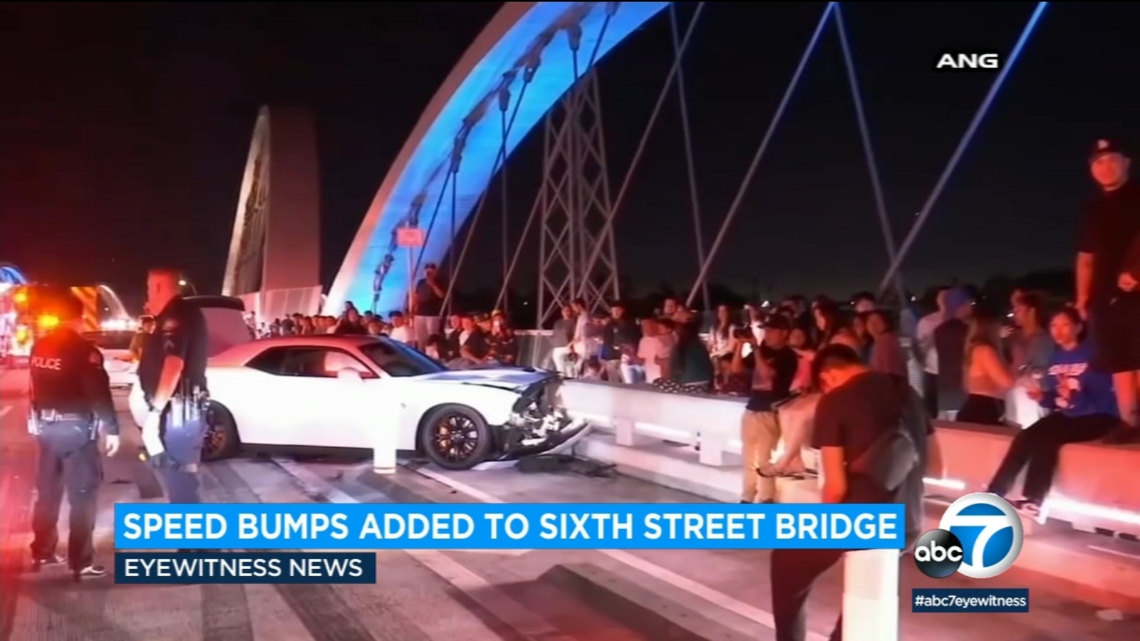 Sixth Street Bridge: Installation of speed bumps underway in effort to ...