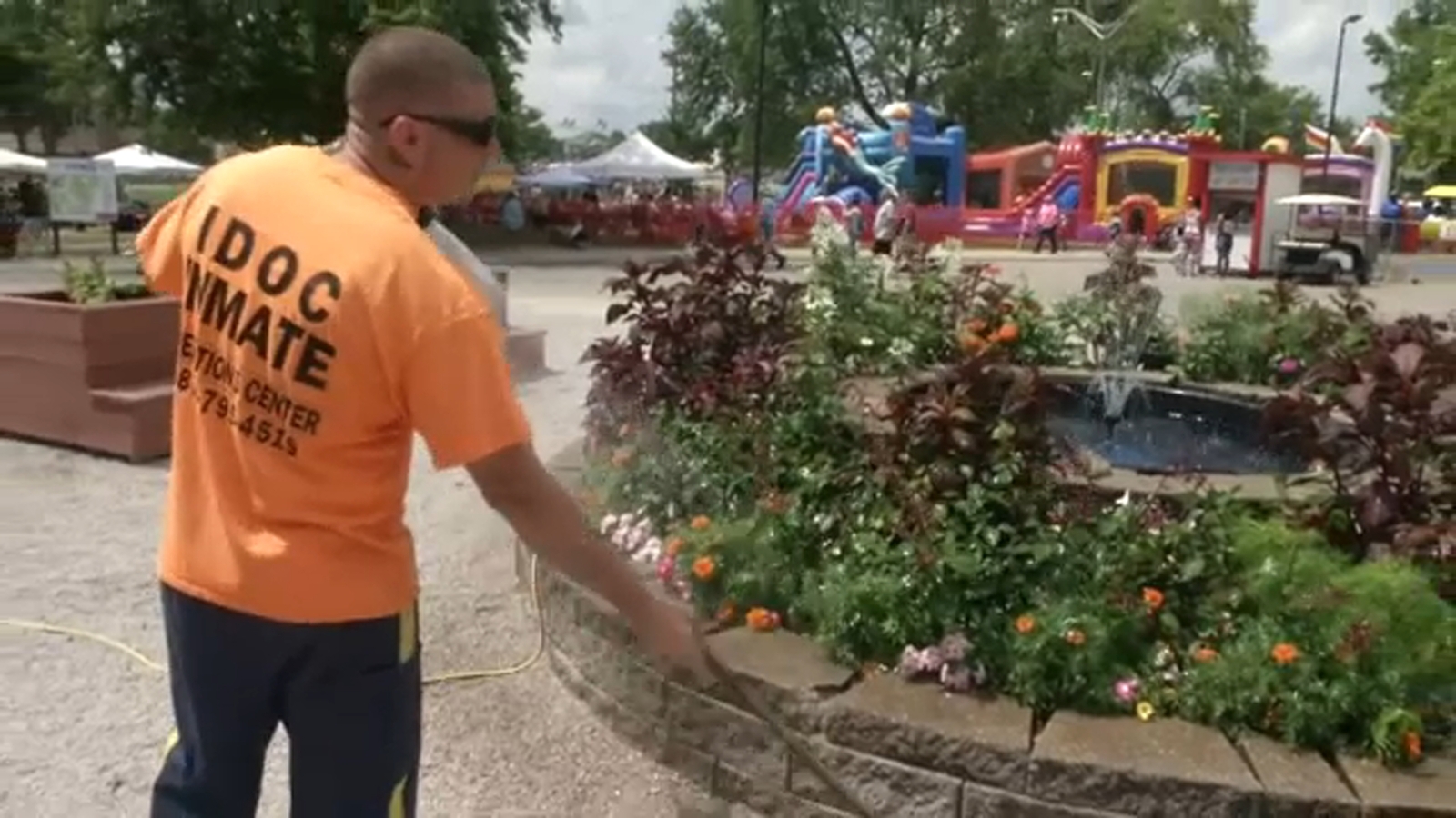 Illinois Department of Corrections inmates help beautify IL state fair ...