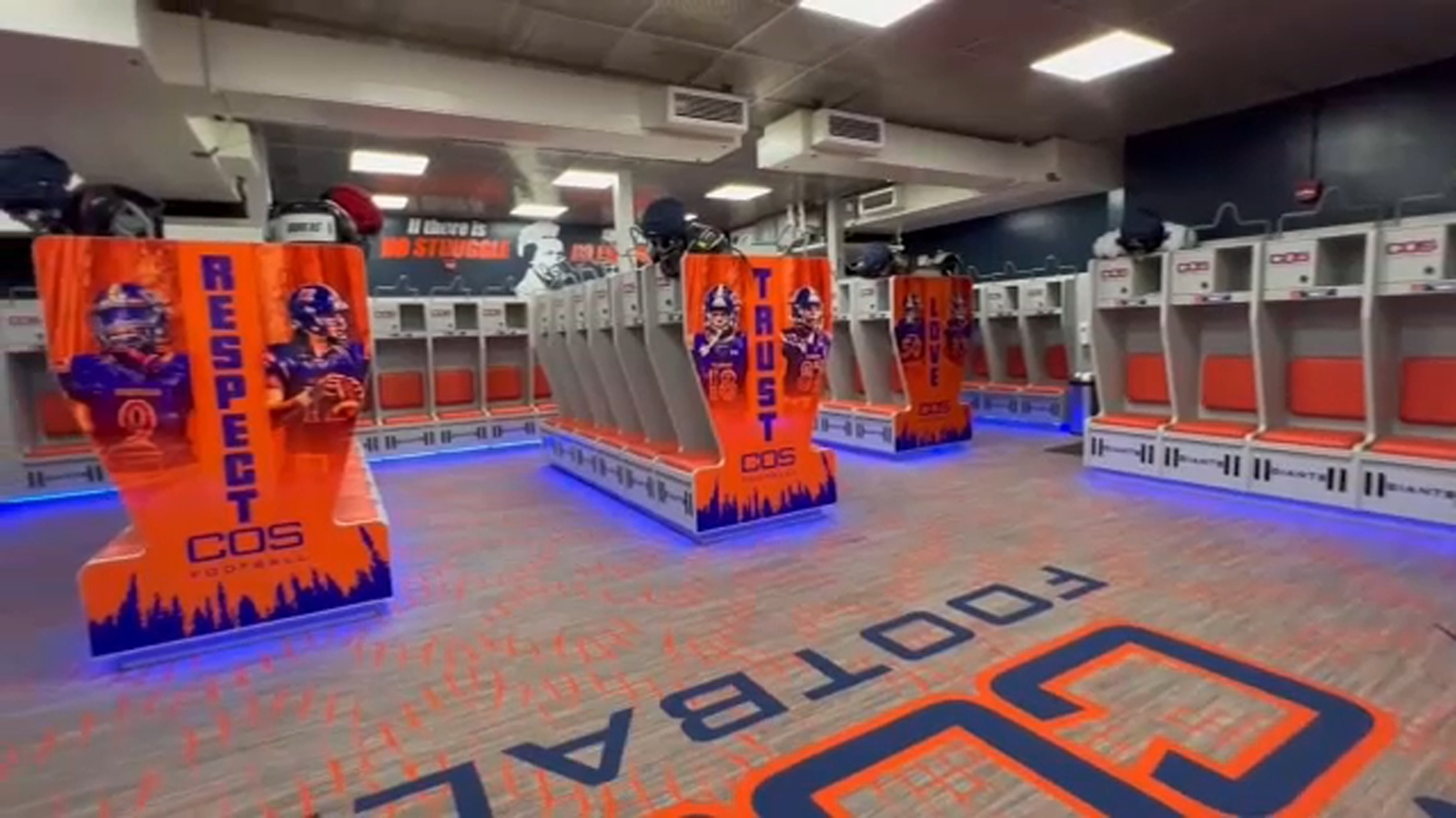 Good Sports: New state-of-the-art locker room for College of the ...
