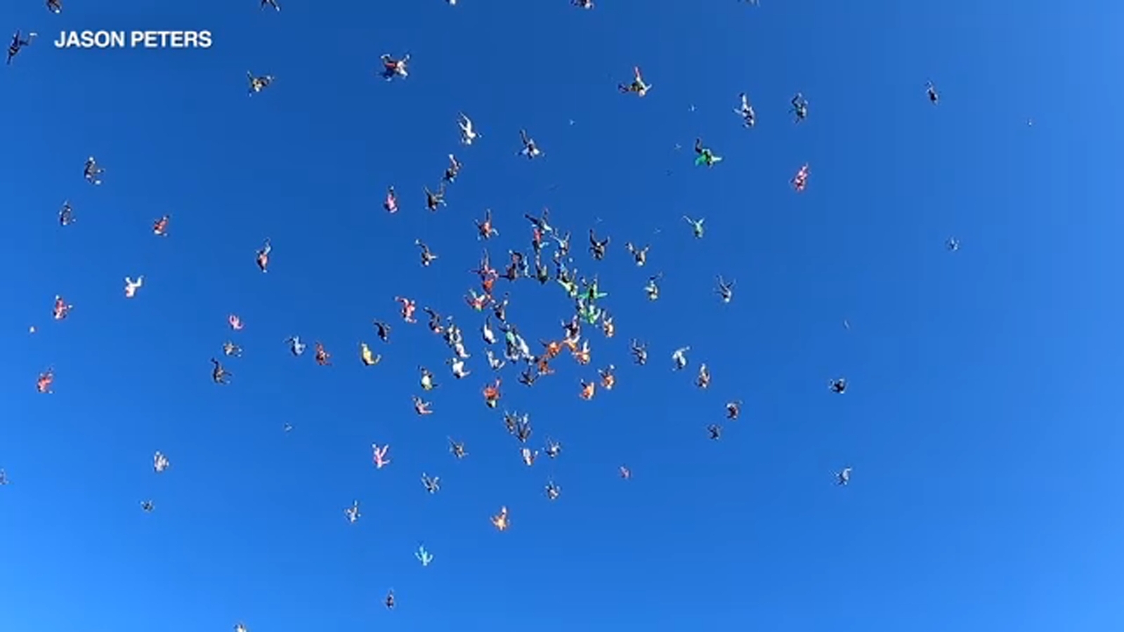 Skydive Chicago group near Ottawa, Illinois attempting to set record ...