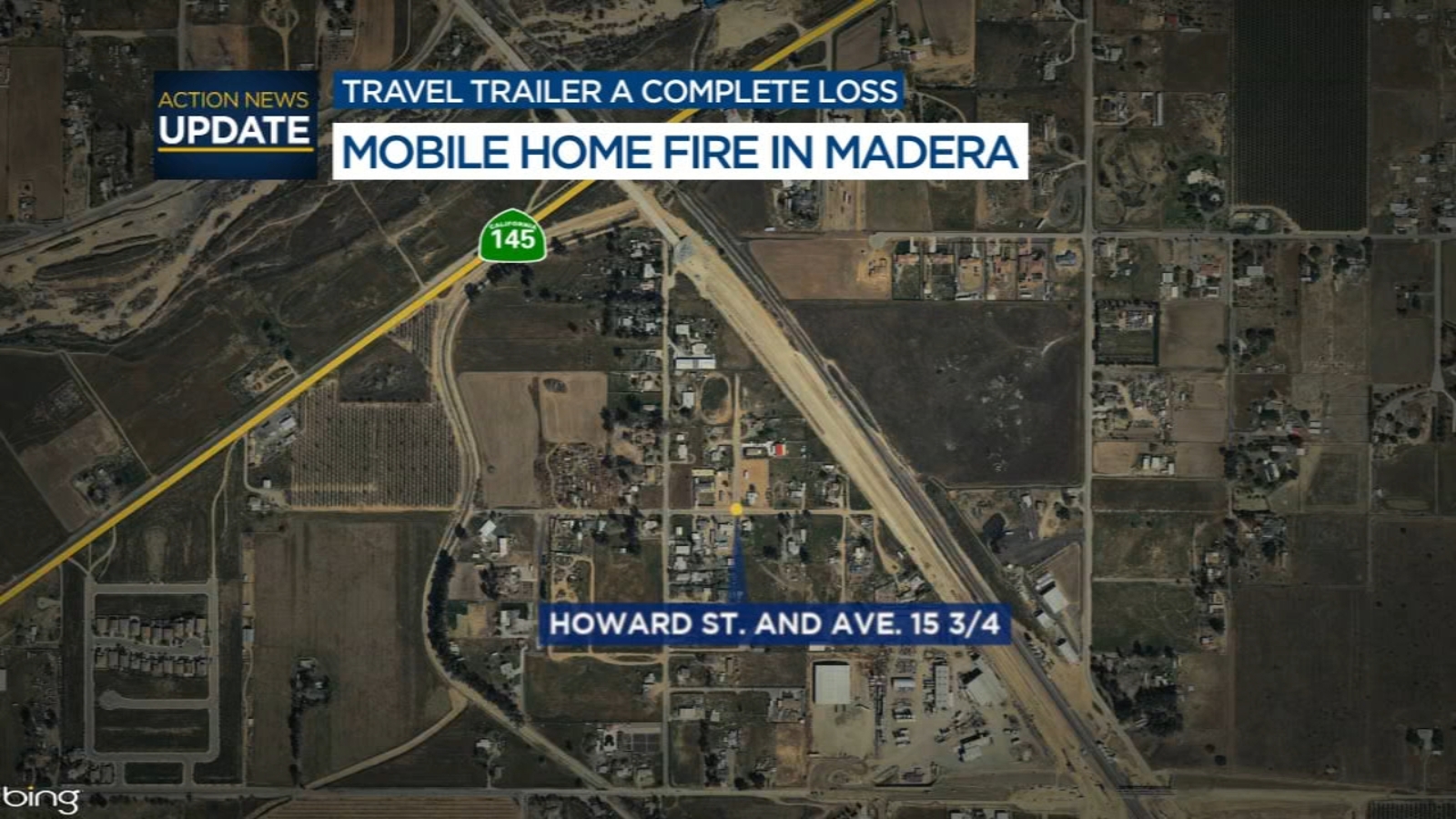Firefighter injured in mobile home fire in Madera - ABC30 Fresno