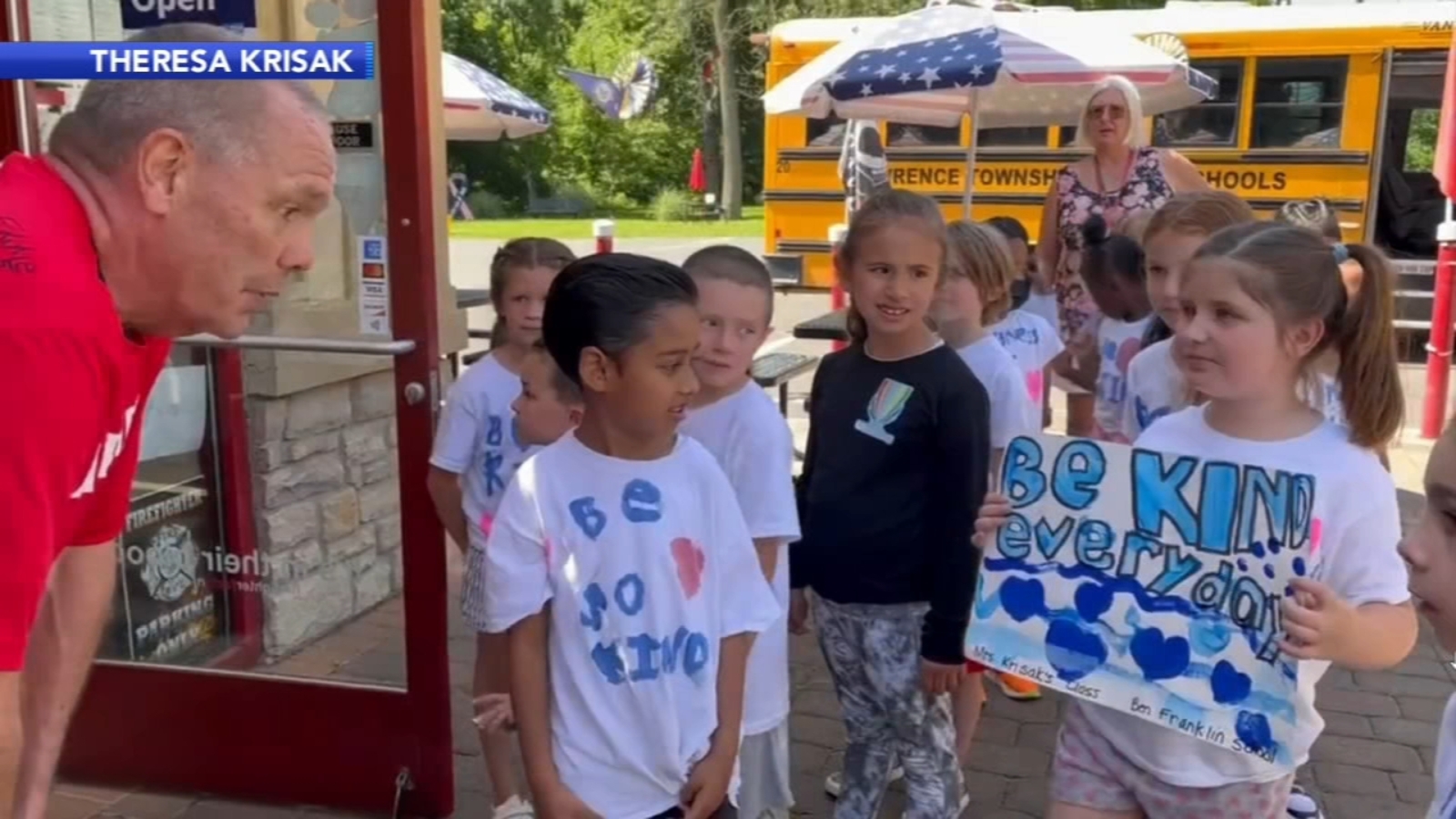 Be Kind: New Jersey teacher rolls out the 'Kindness Bus' at Ben ...