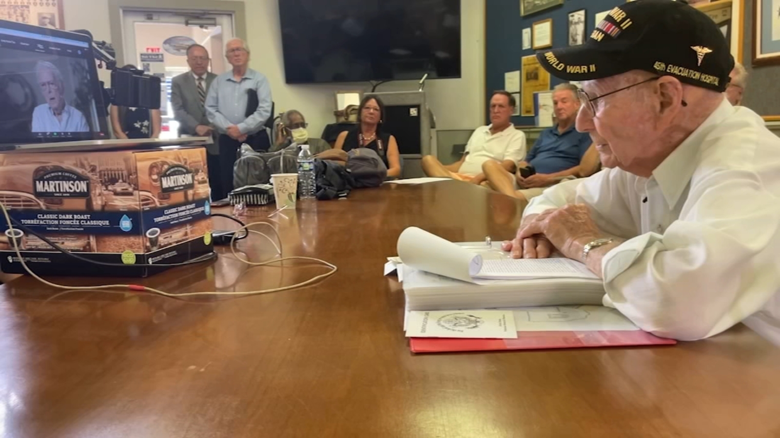 New Jersey World War II veteran connects with Holocaust survivor - 6abc ...