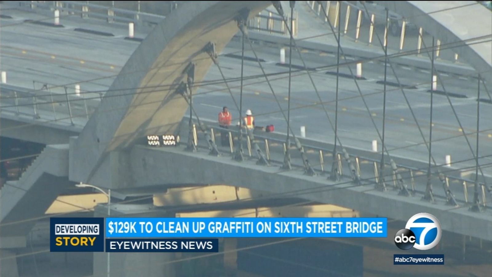 LA City Council approves $129,000 to remove graffiti from Sixth Street ...