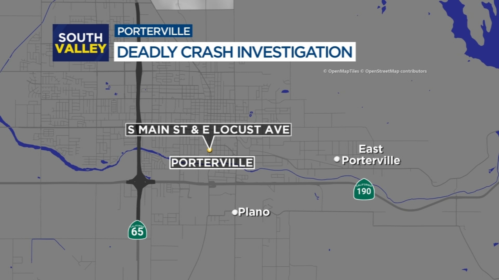 Man killed in crash in Porterville, police say - ABC30 Fresno