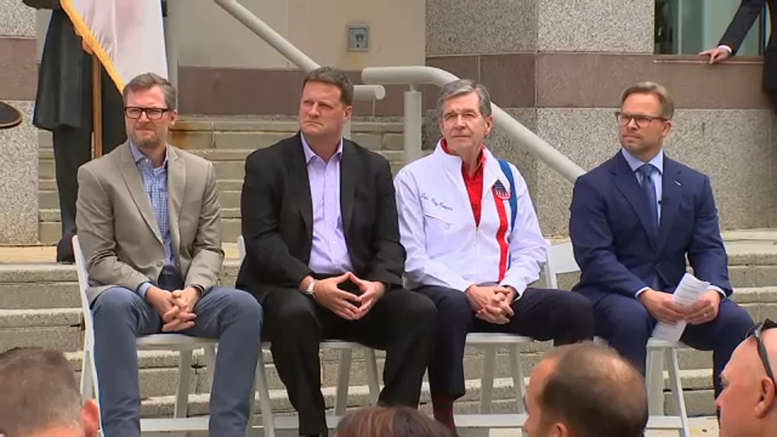 Governor Roy Cooper alongside NASCAR officials announced North ...
