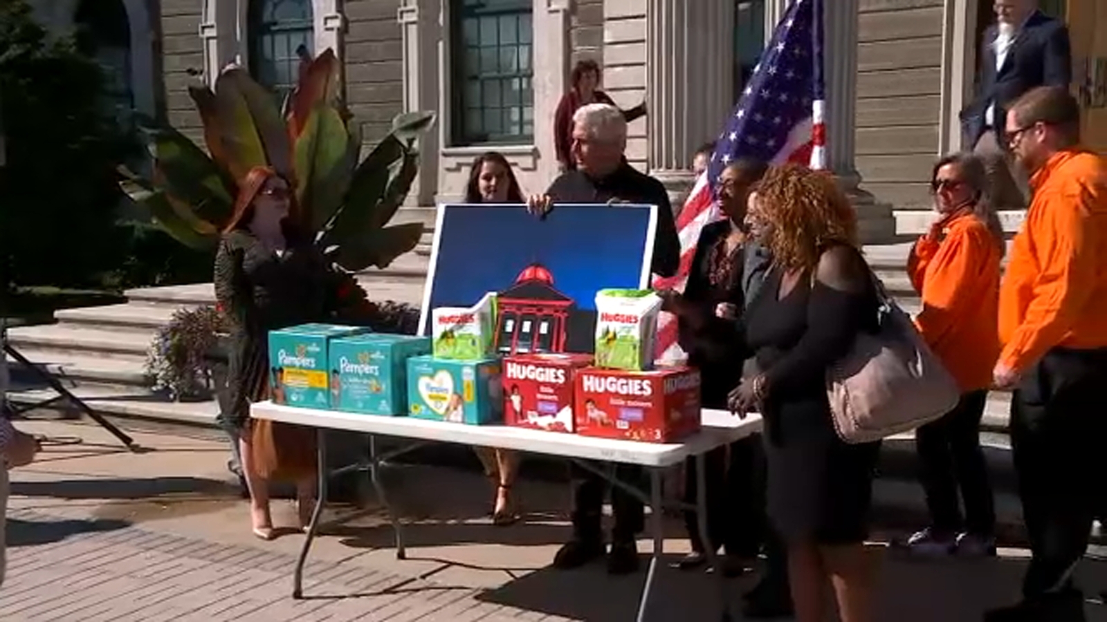 Nassau County officials kick-off Diaper Need Awareness Week - ABC7 New York