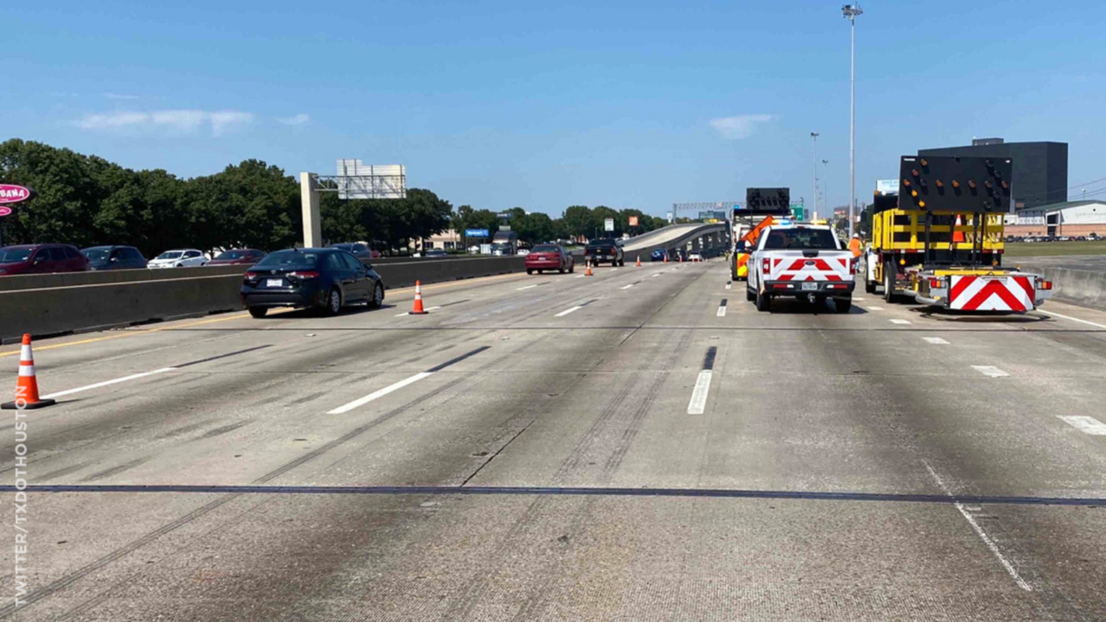 Houston traffic: North Freeway hazmat cleanup complete, but outbound ...