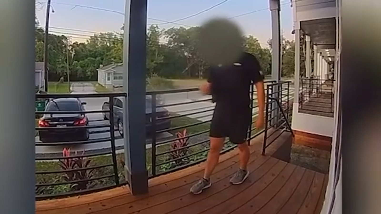 Caught on camera: Purported salesman uses racist slur against homeowner ...