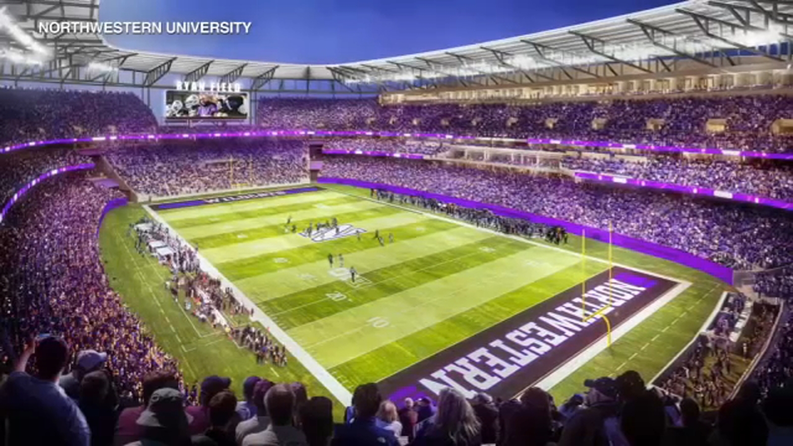 Northwestern releases renderings for proposed Ryan Field renovation ...