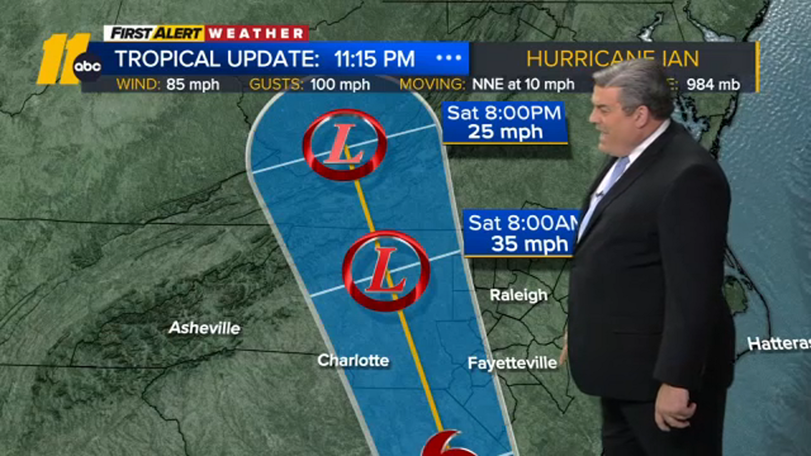 Hurricane Ian tracker: System downgraded to Tropical Storm as it exits ...