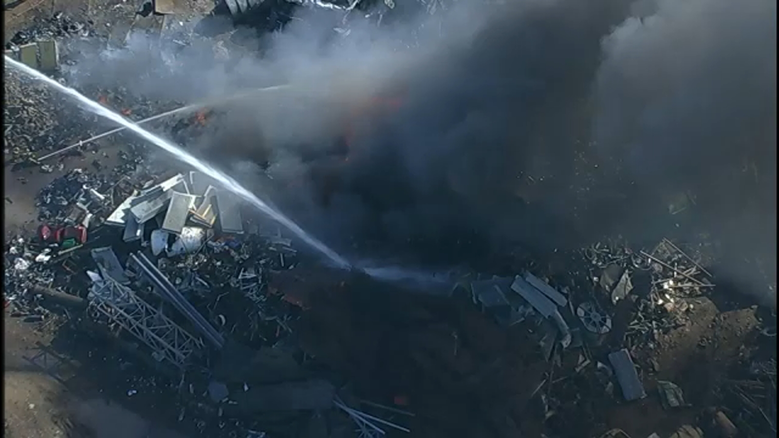 Holmes Road Recycling building engulfed in large fire after explosion ...